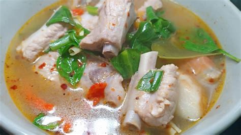 ဝက္နံ႐ိုးခ်ဥ္စပ္ဟင္းရည္ Thai Food Youtube