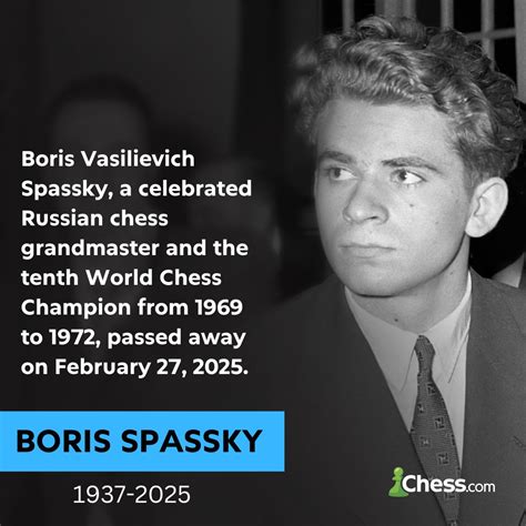 Former World Chess Champion Boris Spassky Dies At 8 Deepnewz