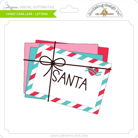 Db Candy Cane Lane Letters Lori Whitlock