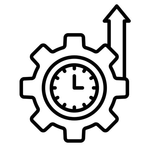 Efficiency Icon Line Vector Illustration 35389286 Vector Art At Vecteezy