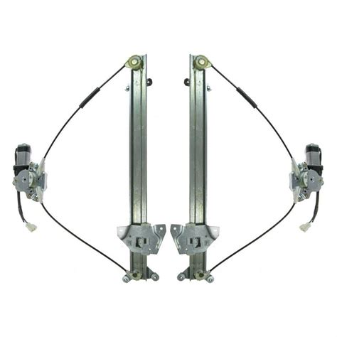 Front Power Window Regulators W Motors Left Right Pair Set For 92 00