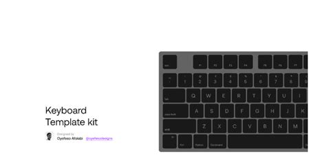 Keyboard Template Figma
