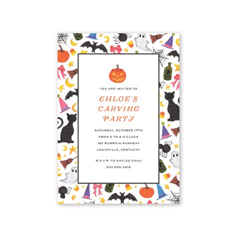 Hocus Pocus Border Invitation