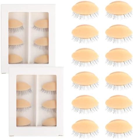 Amazon Eyelash Practice Eyelids Pairs Lash Mannequin Eyelids