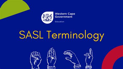 South African Sign Language Terminology Introduction Wced Eportal
