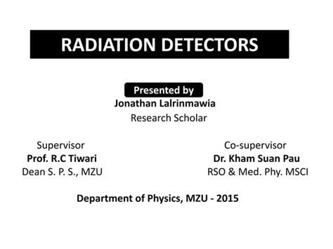 Chapter4 Radiation Monitoring Instruments