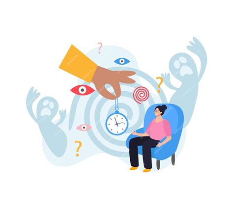 치료 기호 평면 벡터 일러스트와 함께 열린 마음 심리 치료 세션 개념 무료 벡터