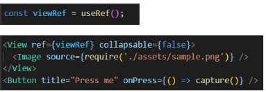 หา DataURI ดวย React native view shot ใน React native Frevation Co