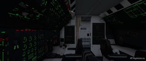 Inibuilds Antonov An 225 Cockpit Blackcreme Green Lawn For Microsoft