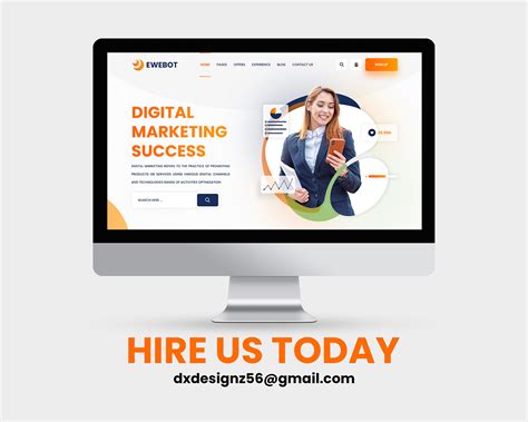 EWEBOT DIGITAL MARKETING RESPONSIVE WEBSITE DESIGN On Behance