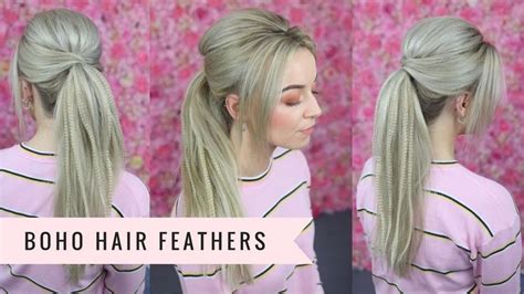 Boho Hair Feathers By Sweethearts Hair Youtube Hair Styles