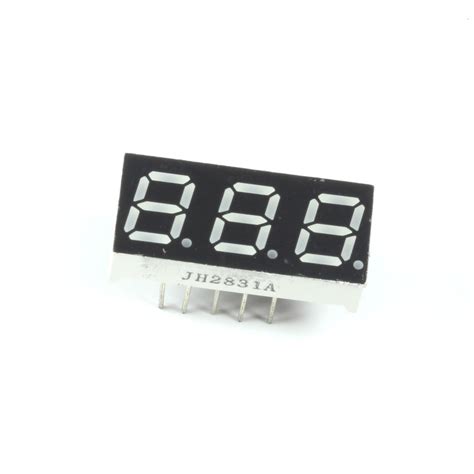 3 Digits 7 Segment LED Display نموذج ثلاث شاشات سباعية متجر دوائر