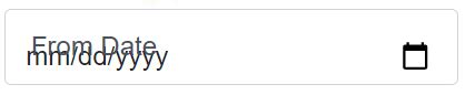 Floating Label Type Date Text Overlap Issue Brennanwilkes