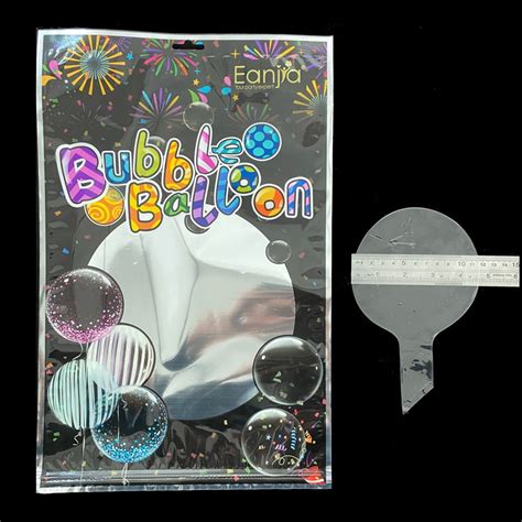 ลูกโป่งบับเบิ้ล ลูกโป่งสีใส Bubble Balloons ยี่ห้อe ขนาด 10 36นิ้ว