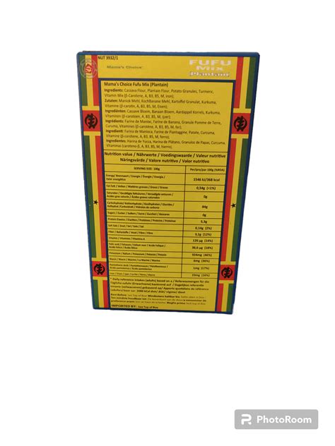 Mamas Choice Fufu Mix Plantain 624g Cozem Express