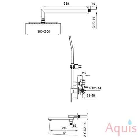 Koer Kb 66009 05 Душевая система ЧЕРНЫЙ купить в Донецке Макеевке