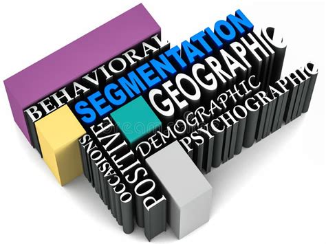 Segmentation Types Stock Illustration Illustration Of Psychographic 26508217