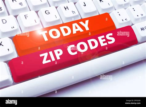 Handwriting Text Zip Codes Internet Concept Numbers Added To A Postal