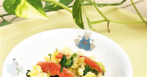 保育園の給食 青菜と炒り卵のごま和え By いなべ市 【クックパッド】 簡単おいしいみんなのレシピが314万品