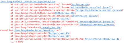 使用反射出现javalangreflectinvocationtargetexceptionjavalangreflect