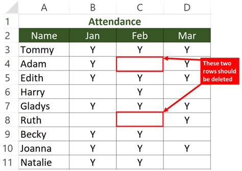 How To Delete Row If Cell In Certain Column Is Blank Excel
