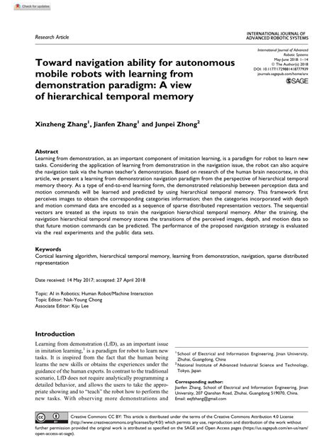 Pdf Toward Navigation Ability For Autonomous Mobile Robots With Learning From Demonstration