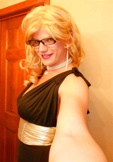 Black Slinky Dress Sissy Vanessa Porn Pictures Xxx Photos Sex Images