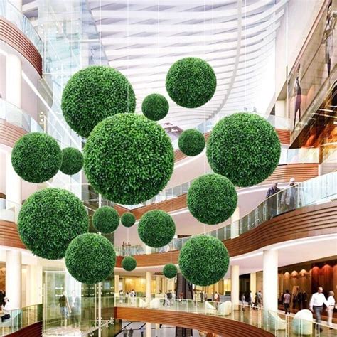 Artificial Grass Ball Plastic Hanging Ball Grass B Grandado