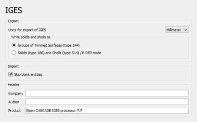 Import Export Preferences FreeCAD Documentation