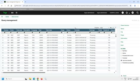 V12p37 Query Management X3 Engine Error Process Pid Address