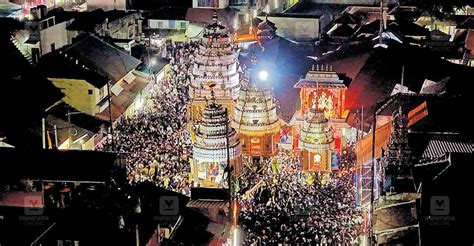 കൽപാത്തിയുടെ സുകൃതമായി ദേവരഥസംഗമം രഥോത്സവത്തിനു സമാപനം Kalpathi