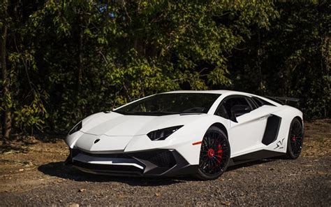 Download Lamborghini Aventador Sv Lp 750 4 White Lamborghini White