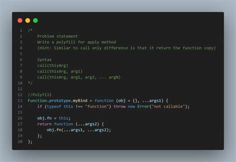 Ashutosh P On Linkedin 💼 Must Know Polyfill For Js Interviews The