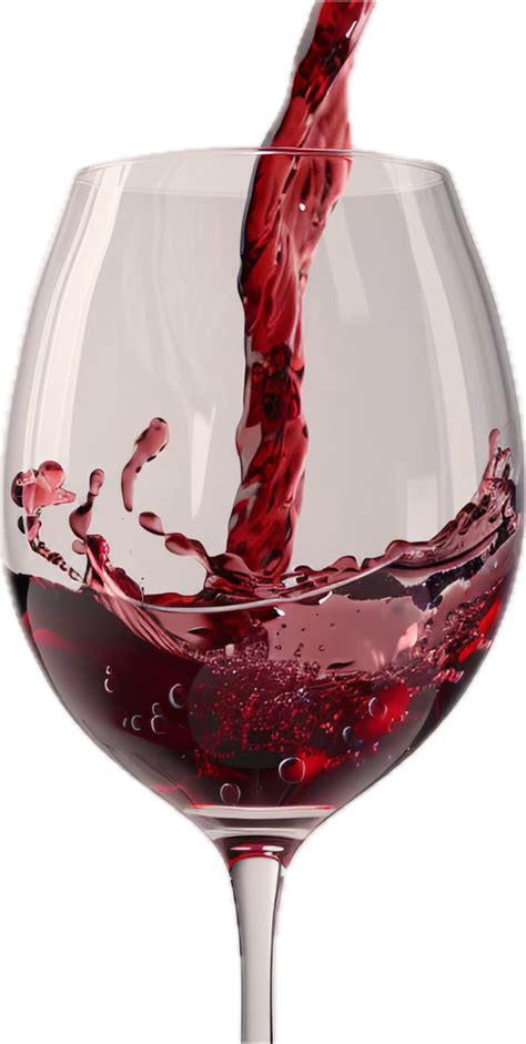 Red Wine Being Poured Into Glass 50277486 Png