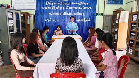 တွံတေးမြို့နယ်၌ အိမ်တွင်းလက်မှုပညာတက်တင်းထိုးနည်းသင်တန်းဖွင့်လှစ