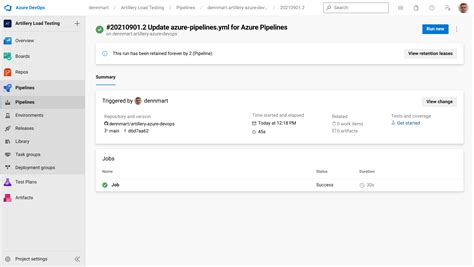 Running Artillery On Azure Devops Artillery Docs