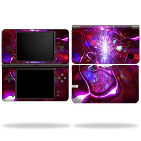 Skin Decal Wrap Cover Compatible With Nintendo Dsi Xl Sticker Design Crimson Trip