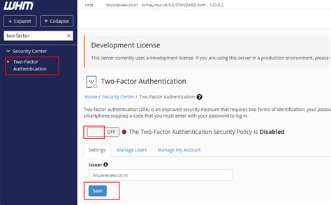 Enable Two Factor Authentication 2fa On Whm And Cpanel Diadem