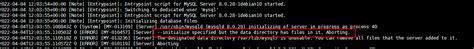 K8s启动mysql报错： Initialize Specified But The Data Directory Has Files In
