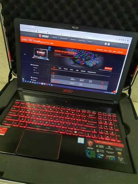 Msi Gs63 7rd Stealth Computers And Tech Laptops And Notebooks On Carousell