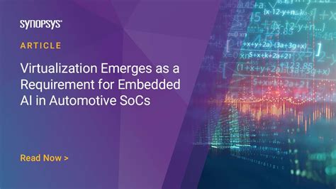 Synopsys Inc On Linkedin Npx Virtualization Processor Ip Synopsys