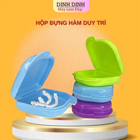 Hộp Đựng Hàm Duy Trì Hộp Đựng Niềng Răng Trong Suốt Máng Niềng Duy