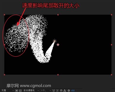 Ae怎么制作拖尾光线粒子舞动动画效果after Effect教程cg教程 摩尔网cgmol