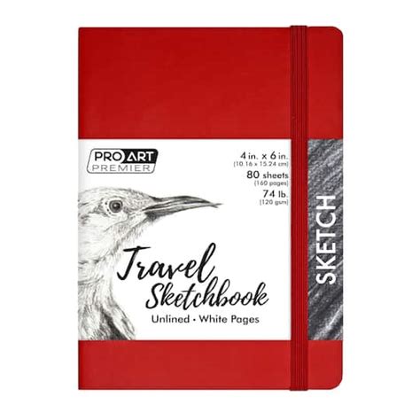 Pro Art® Premier Red Travel Sketchbook Michaels