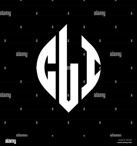 Cli Circle Letter Logo Design With Circle And Ellipse Shape Cli Ellipse Letters With