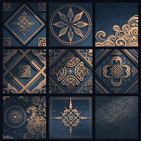 Symbolic Patterns With Intricate Details Premium Ai Generated Vector