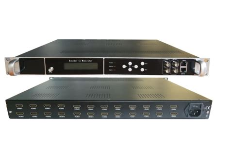 HD X HDMI Input HD MPEG Modulator With X DVBT Carriers Out And IP In And Out