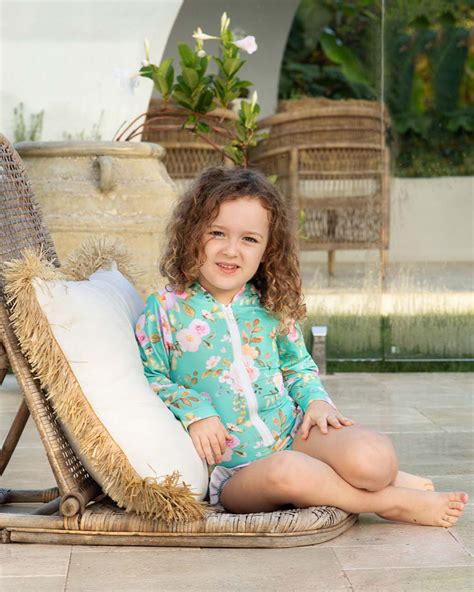 Long Sleeve Zip One Piece Swimsuit Olga Valentine Swimwear