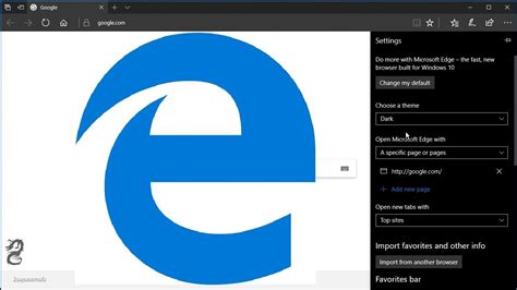 How To Enable Dark Mode In Microsoft Edge Youtube
