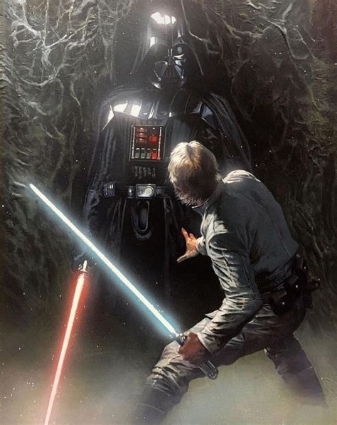 Star Wars Wallpaper Luke Skywalker Vs Darth Vader